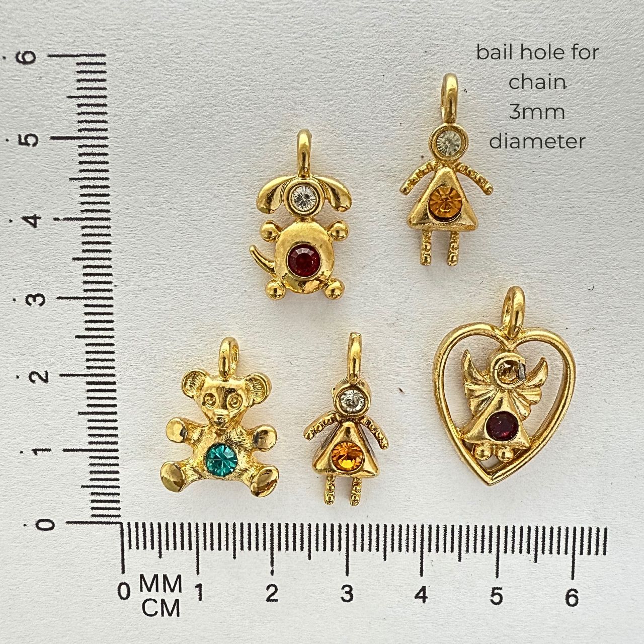 BF Samples & Seconds Sale: Vintage Swarovski Charm - Angel Heart Charm ...